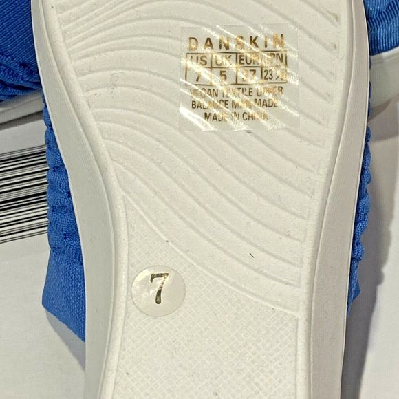 Danskin | Shoes | Danskin Dare Sandals Womens 7 Slip On Knit Wedge ...